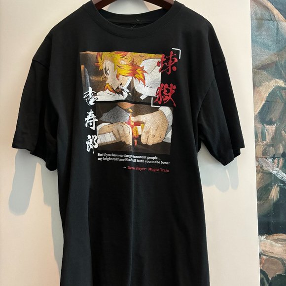 Hot Topic | Shirts | Demon Slayer Rengoku T Shirt | Poshmark
